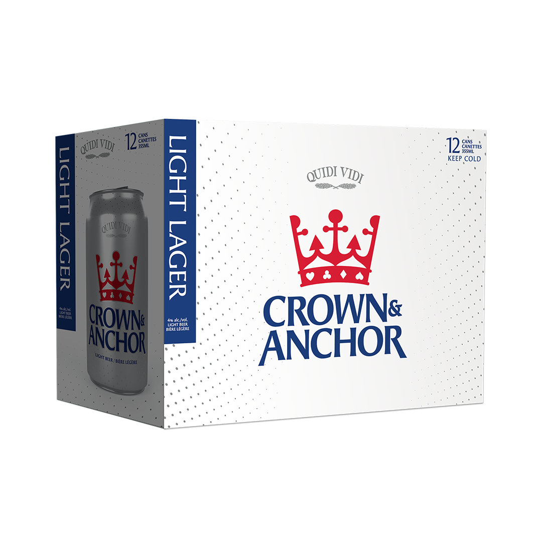 Crown & Anchor Light Lager - 12x355ml Cans – Quidi Vidi Brewery